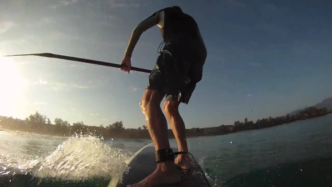 GoPro HD Stand up paddle surfing Hawaii - YouTube