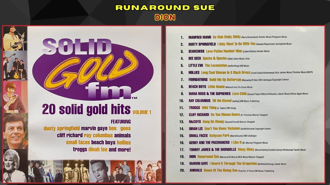 Runaround Sue - Dion - YouTube