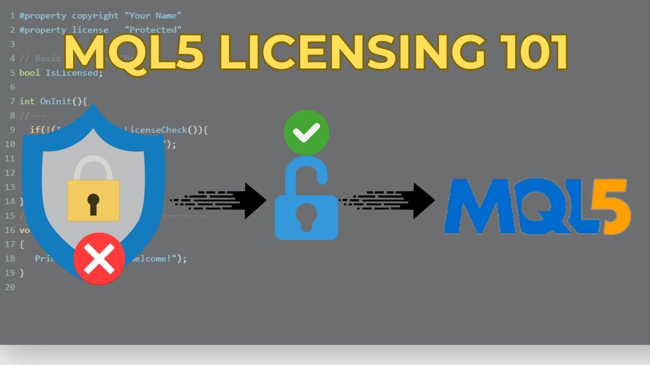 Simple MQL5 Licensing: Allow Strategy Tester, Block Live Trading #mql5 ...