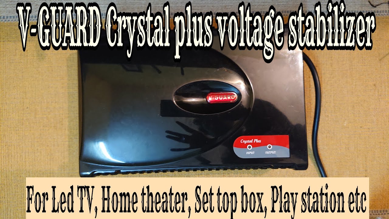 V guard - crystal plus voltage stabilizer for Led 4k tv, home theater ...
