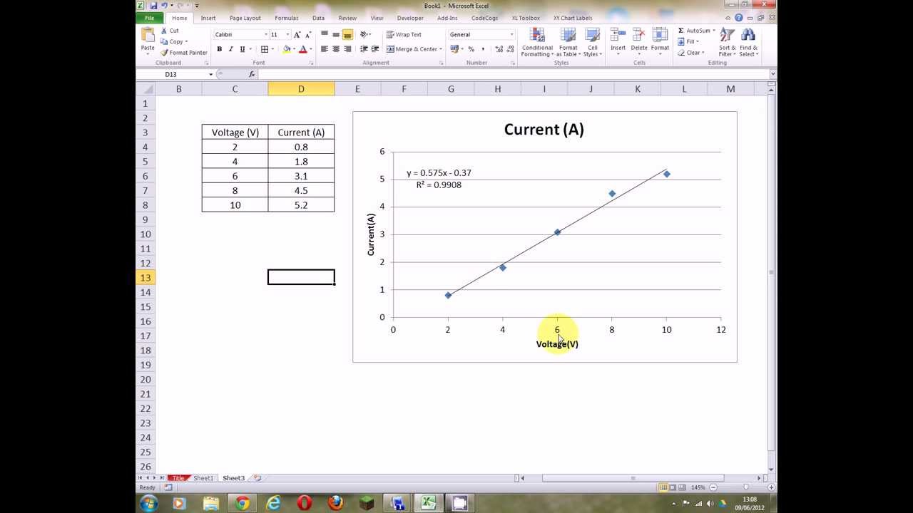 Btec L3 Applied Science : Statistics for Science - Regression - YouTube