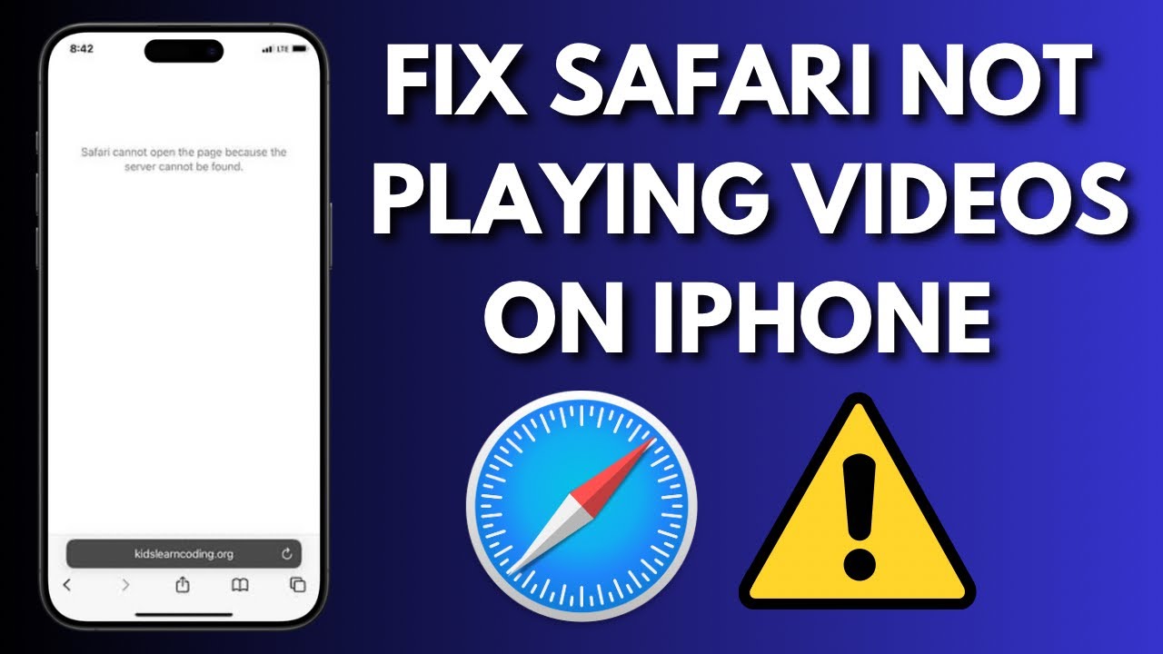 How To Fix Safari Not Playing Videos On iPhone/iPad - YouTube