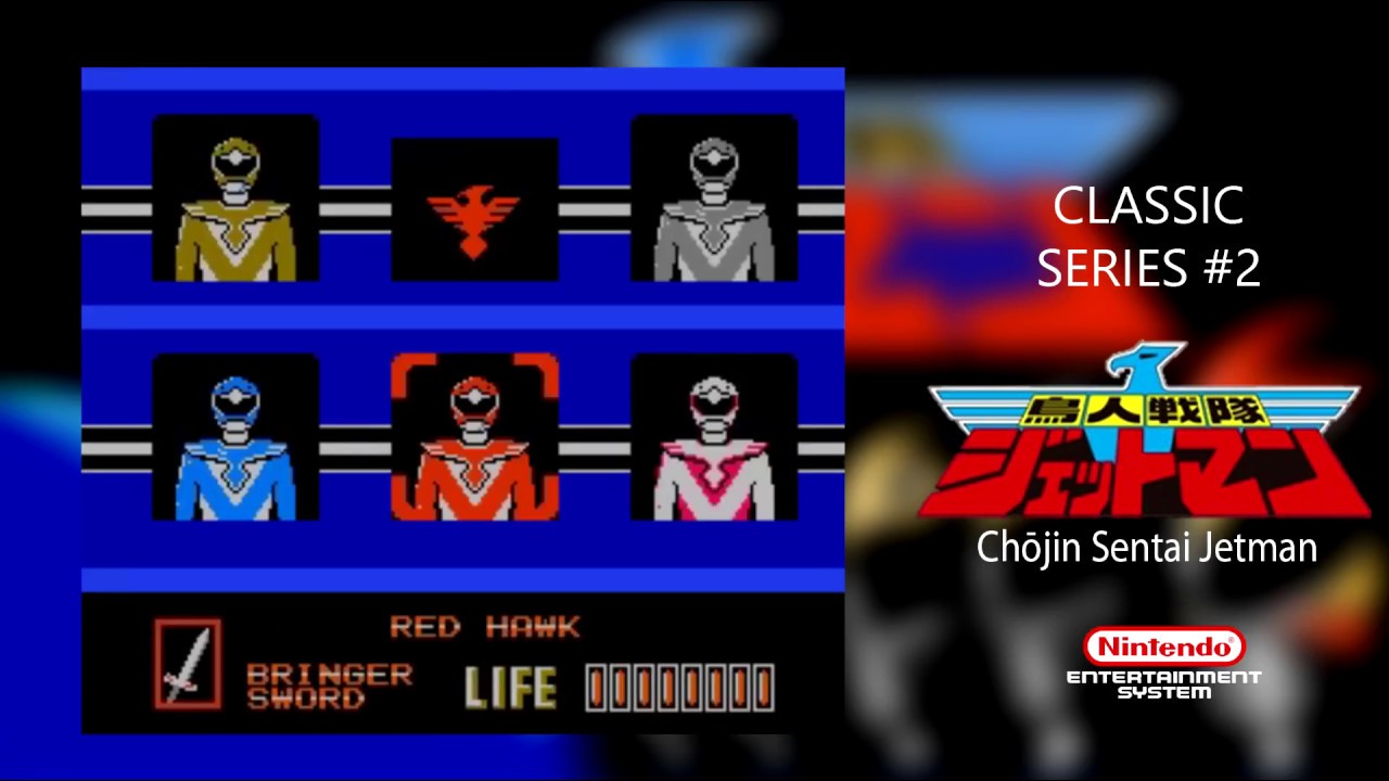 Chojin Sentai Jetman - Nintendo NES Full Gameplay - YouTube