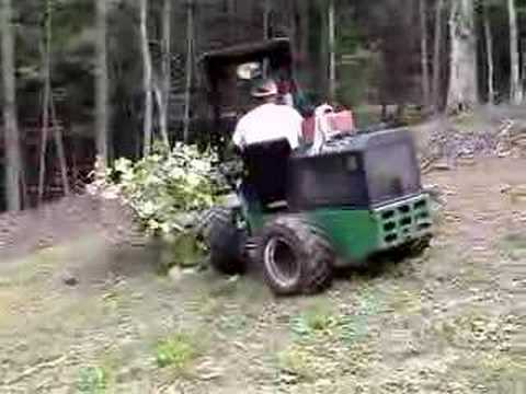 Power Trac Grapple Bucket - YouTube