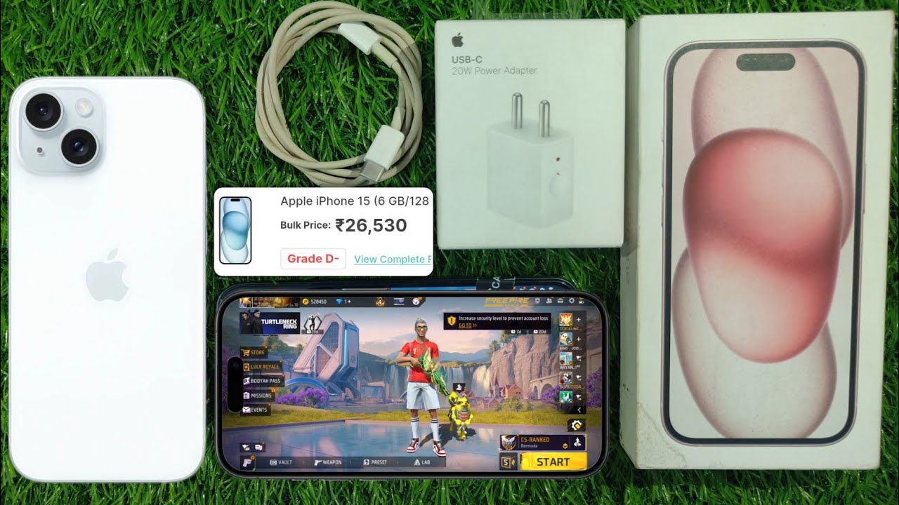 iphone 15 free fire test / iphone 15 gaming test / cashify iphone ...
