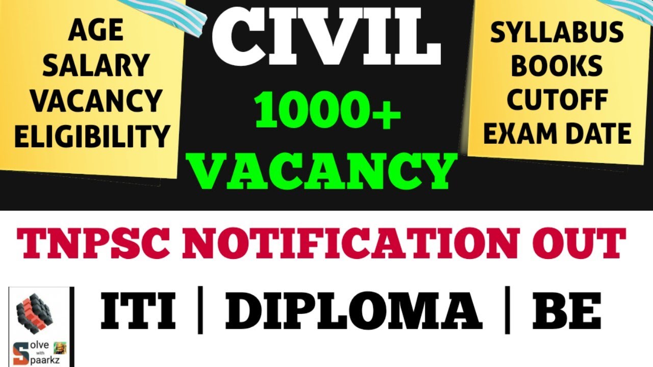 TNPSC FIELD SURVEYOR DRAFTSMAN NOTIFICATION 2022 ITI DIPLOMA BE tnpsc-field-surveyor-draftsman-notification-2022-iti-diploma-be