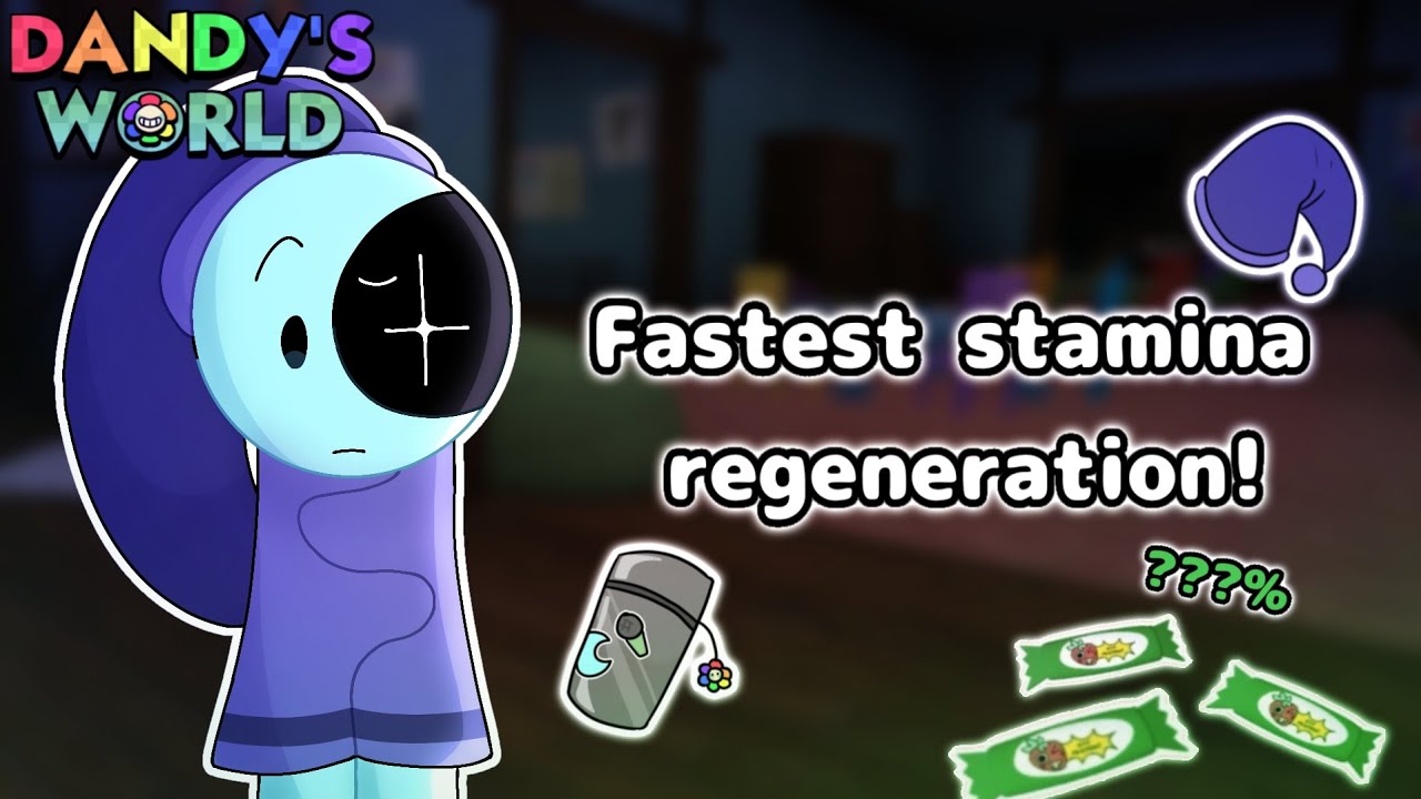 Playing with fastest stamina regeneration in Dandy's World! [Dandy's ...