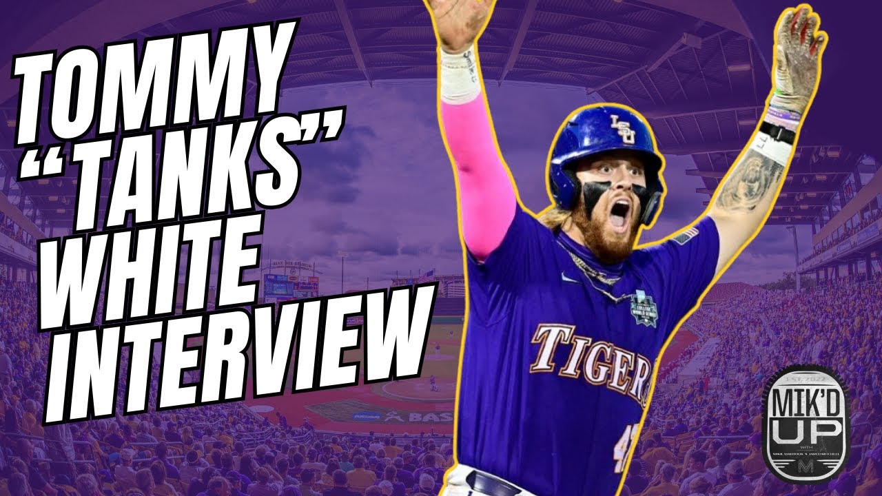 LSU Tommy White on Championship, Health, and 2024 Season - YouTube