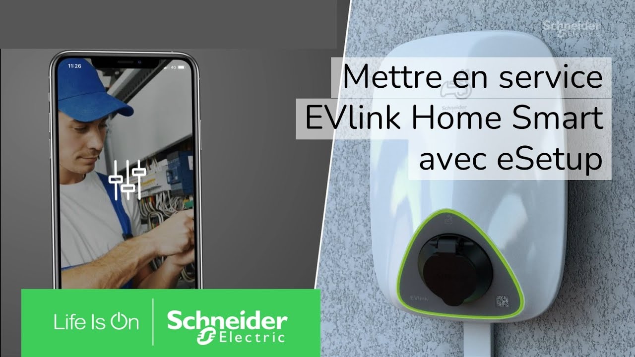 Comment mettre en service EVlink Home Smart avec eSetup ? | Schneider Electric - YouTube