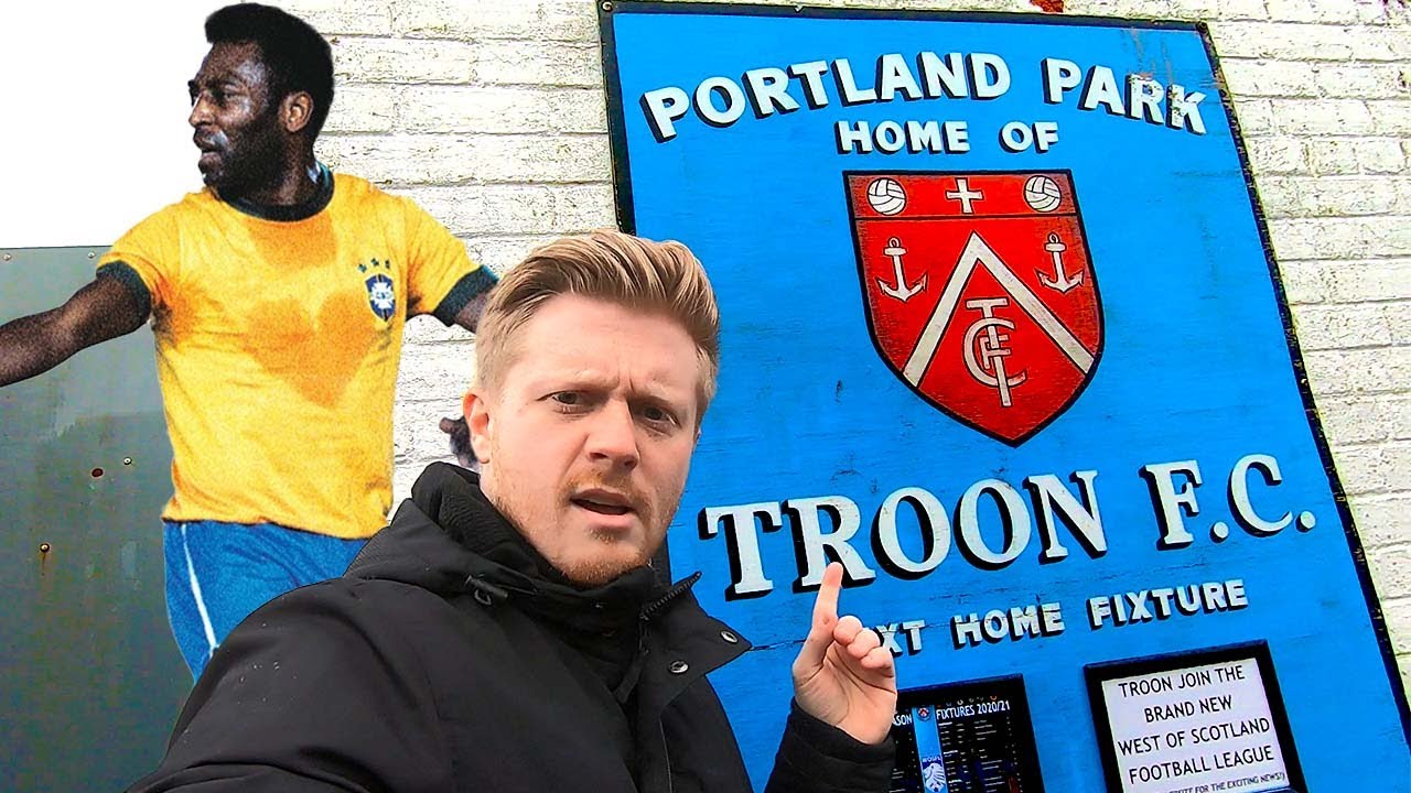 WTF... PELE PLAYED HERE?!?! Troon Football Club - YouTube