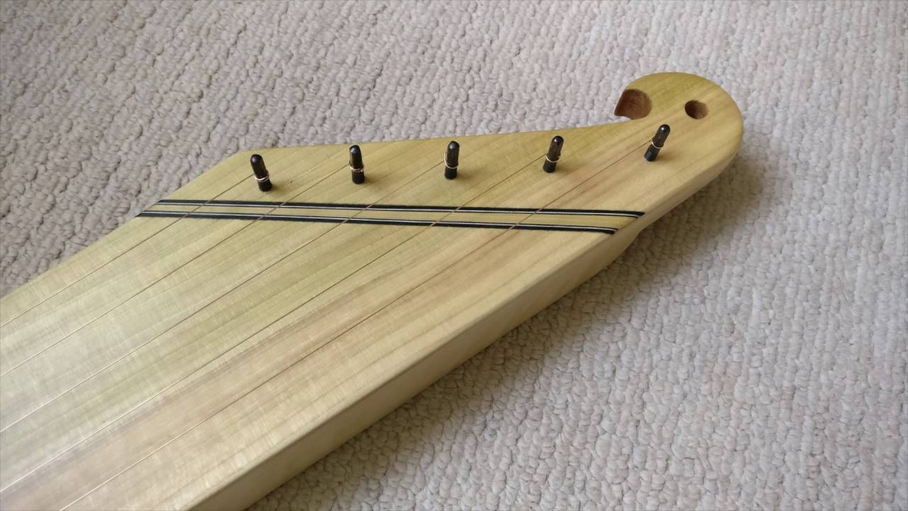 5 String Kantele, (Bronze Strung) making and playing - YouTube
