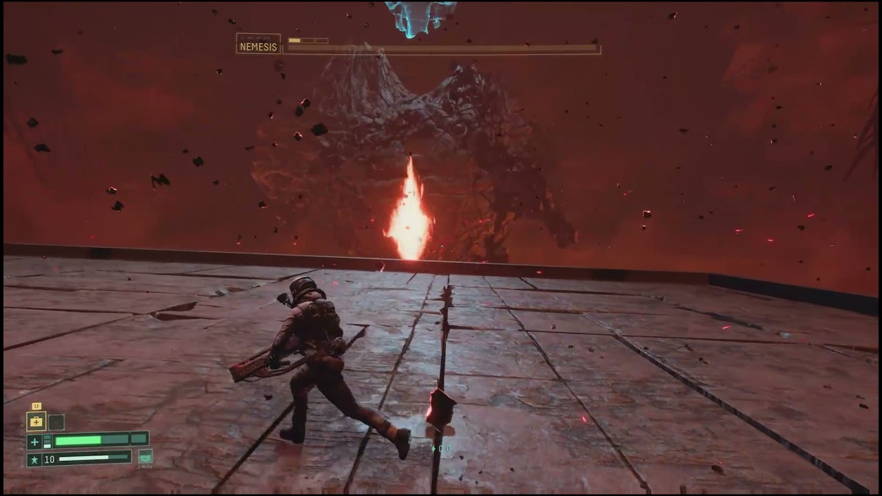 returnal boss fight - mortal reminder - YouTube