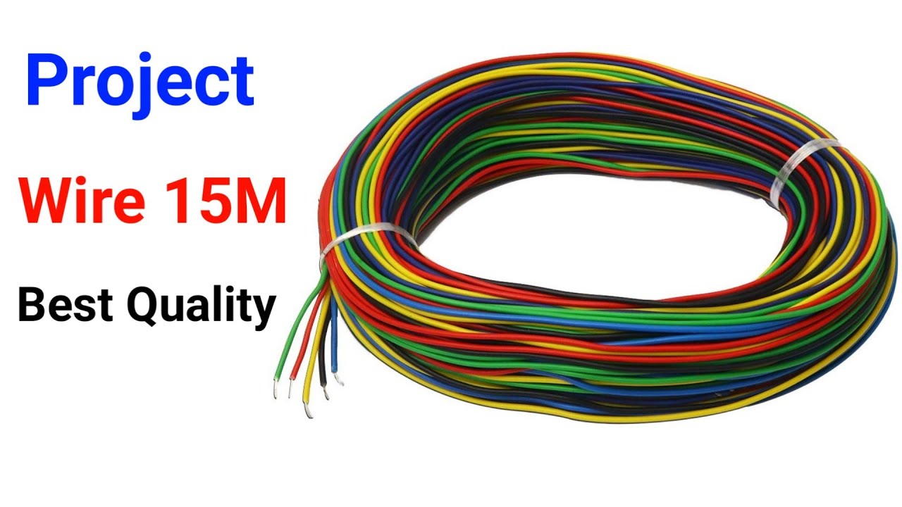 Multi Colour Electric Wire 15 m for Science Projects | Electric Wire ...