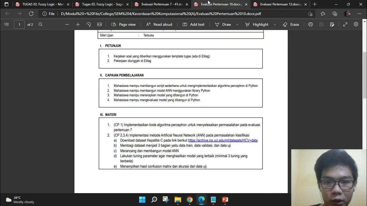 Implementasi Fuzzy, ANN, ANFIS, SVM Menggunakan Python - YouTube