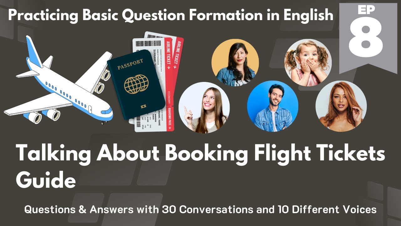 Learn English Through Conversations: Talking About Booking Flight ...
