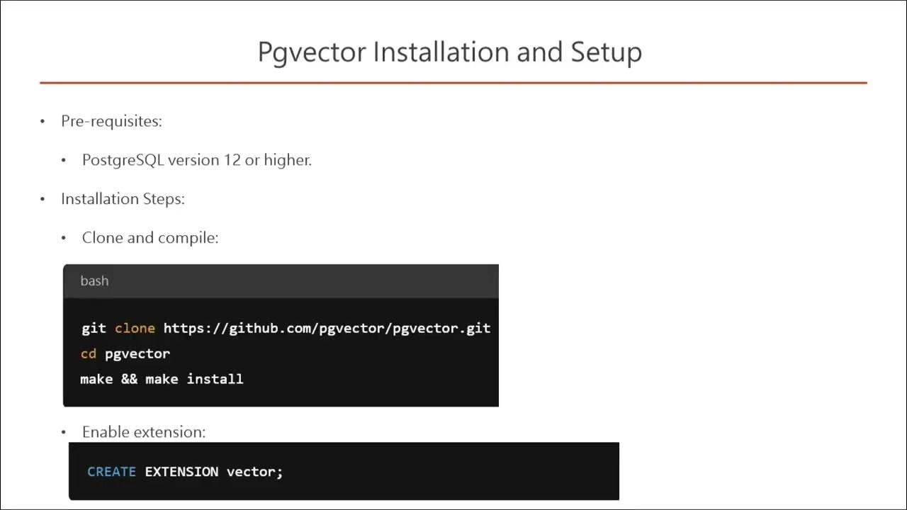 Introducing PostgreSQL as a Vector Database - CHIN SHEN FANG - YouTube