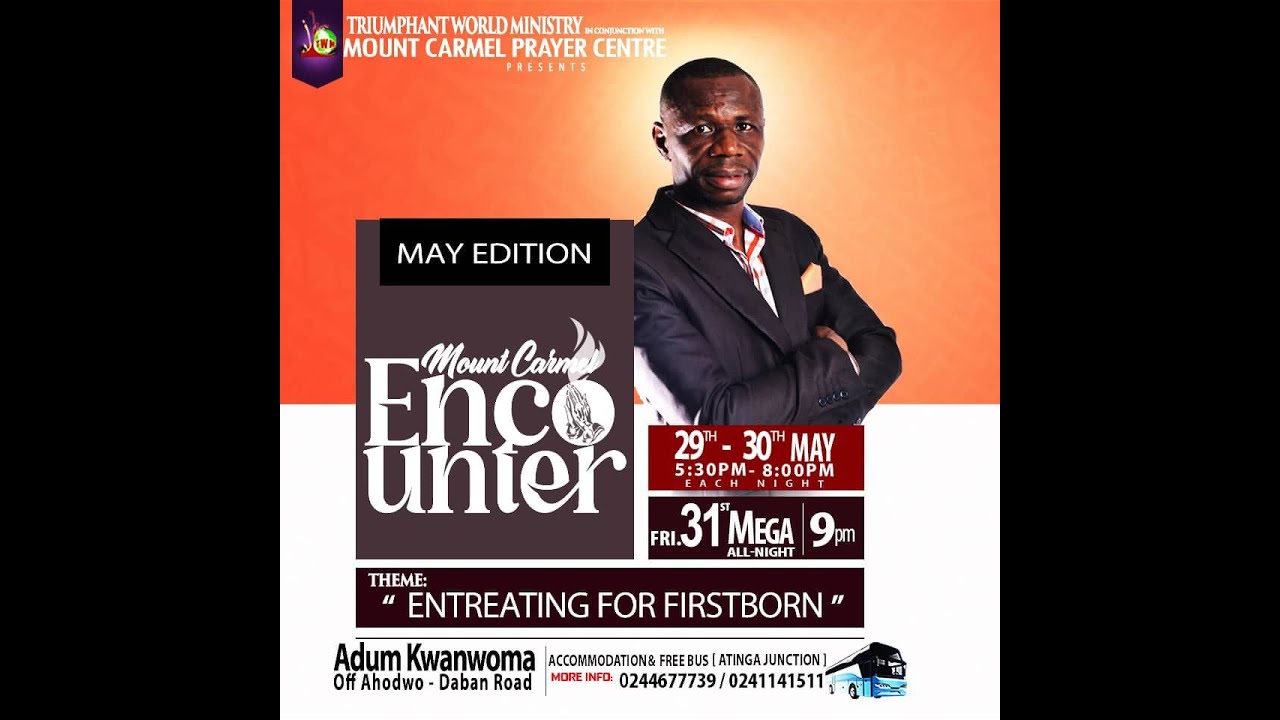 26-05-2024 : THREE DAYS ENCOUNTER WITH GOD -- REV ISMAEL SAM - YouTube