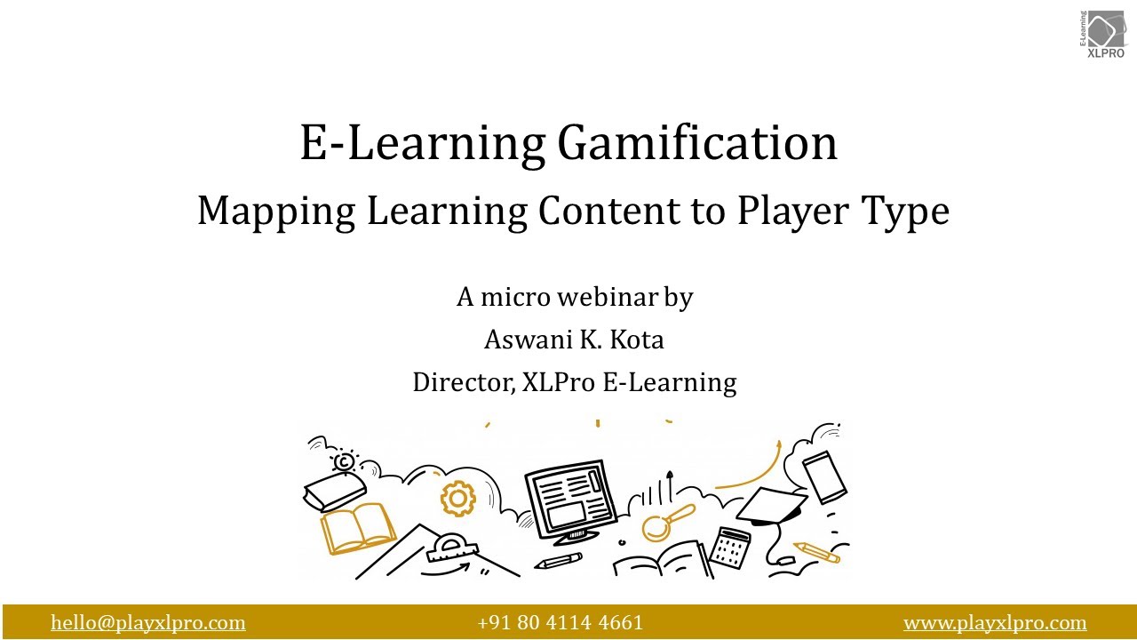 E-Learning Gamification: Mapping Learning Content to Player Type - YouTube