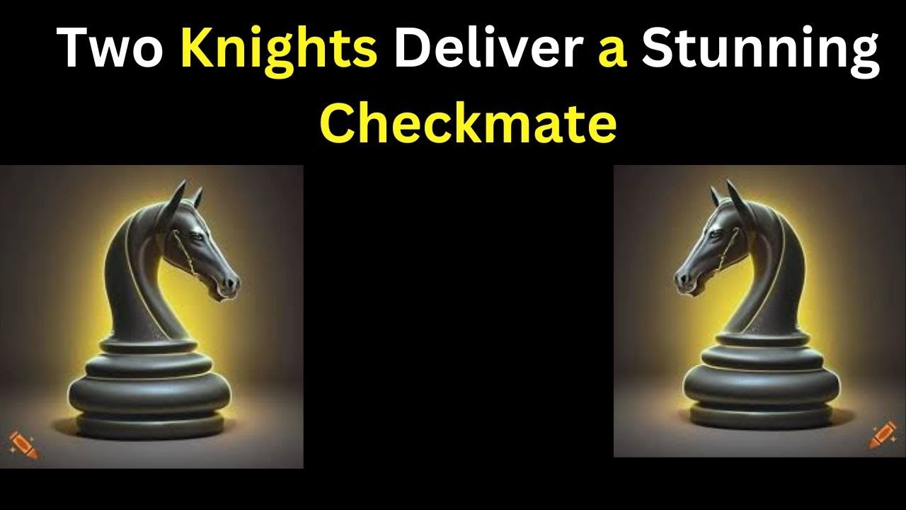 Checkmate with Two Knights A Brilliant Chess Finish | Two Knights ...