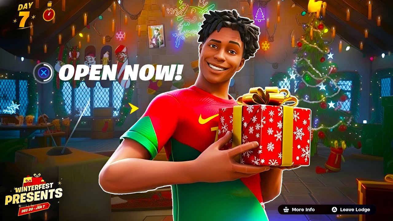 15TH WINTERFEST PRESENT JUST ADDED in Fortnite! - YouTube