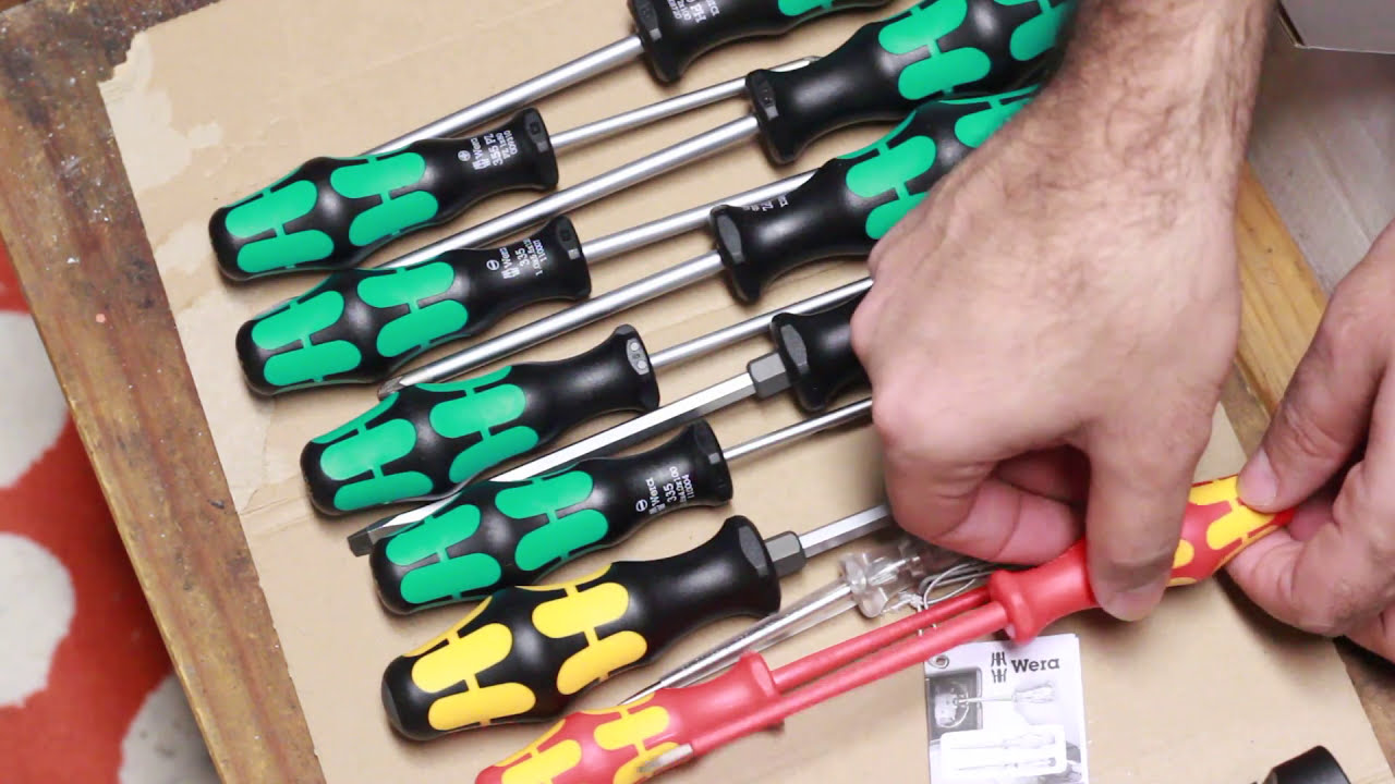 Wera screwdriver set 12 pieces - YouTube