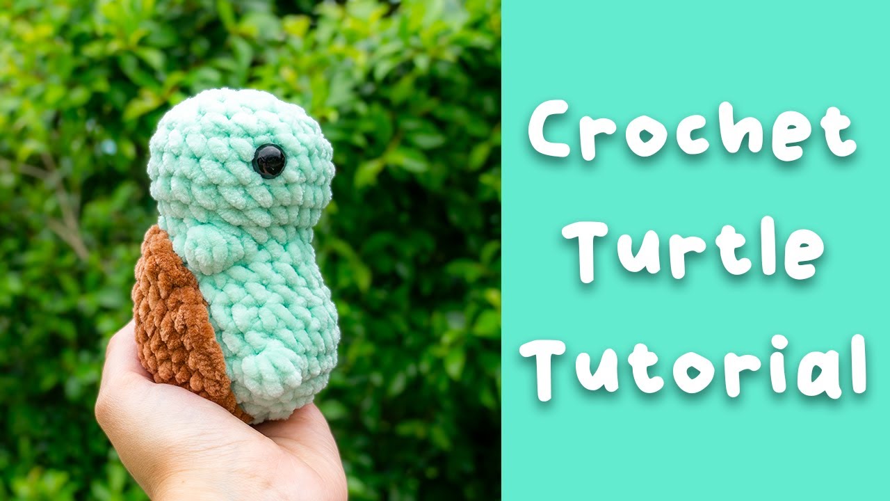 Crochet Turtle Tutorial - Easy Crochet Pattern How To - YouTube