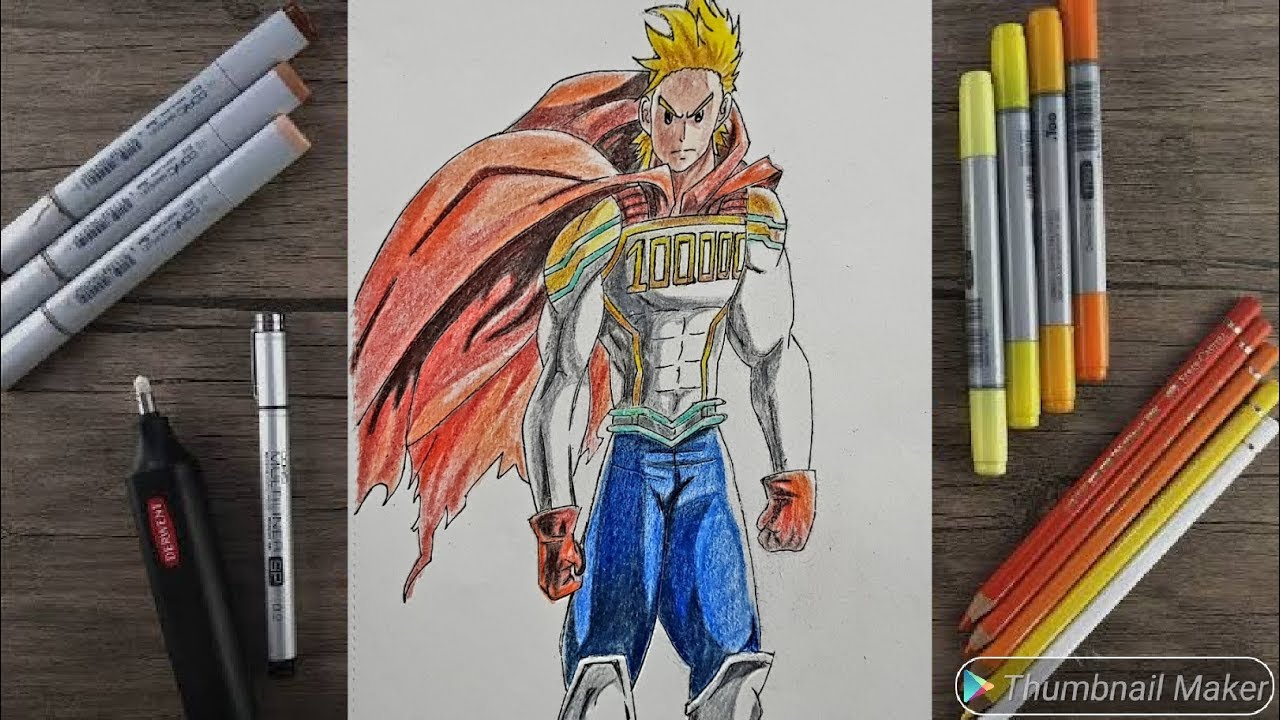 Drawing Mirio Togata - My Hero Academia - Speed Drawing - Time Lapse ...