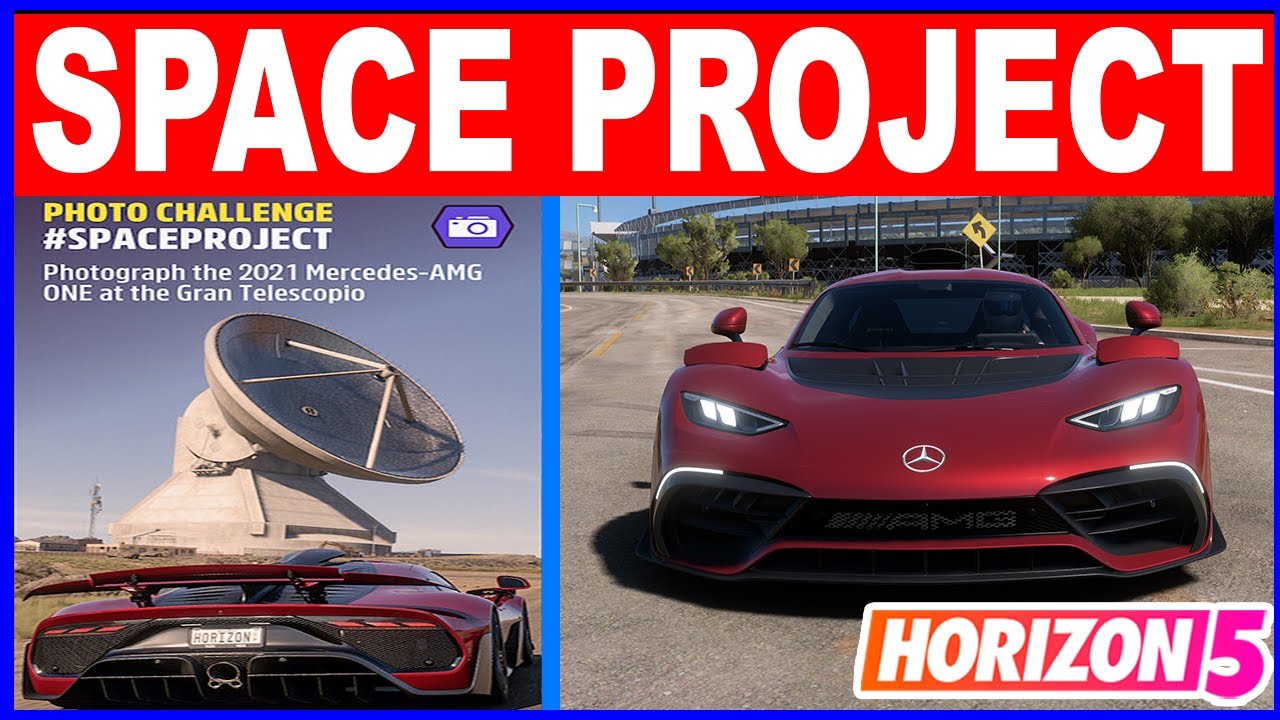 Forza Horizon 5 SPACE PROJECT Photo Challenge Photograph the Mercedes ...