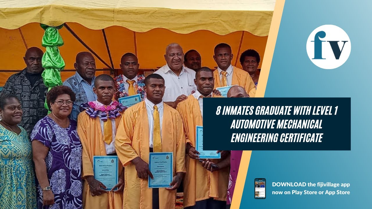 8 inmates graduate with Level 1 Automotive Mechanical Engineering ...