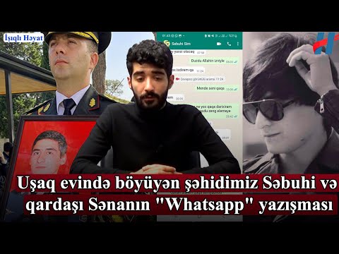Uşaq evində böyüyən şəhidimiz Səbuhi və qardaşı Sənanın son \