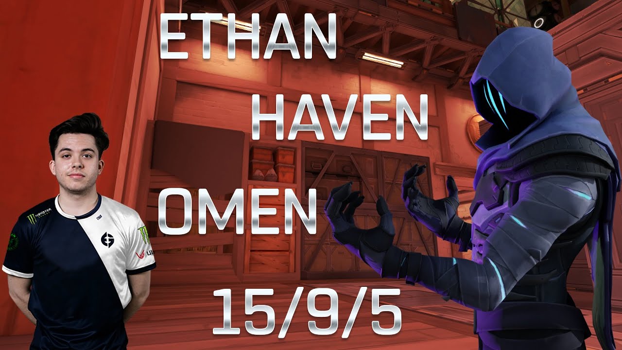 100T ETHAN - HAVEN - OMEN - (15/9/4) - VALORANT POV - YouTube