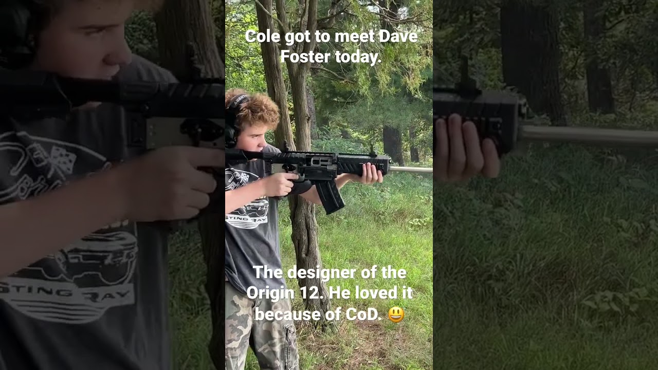 Cole shooting the Origin 12 of Call of Duty fame. - YouTube