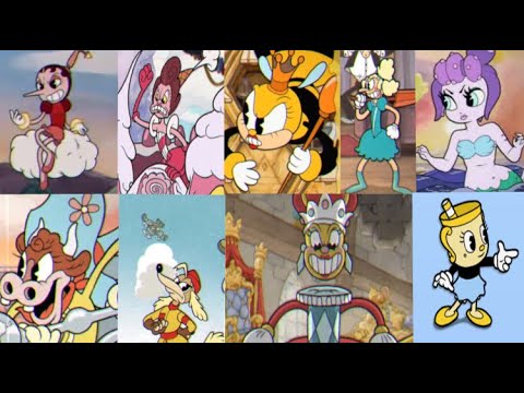 Cuphead + DLC - All Female Bosses with Ms Chalice: A Rank - YouTube