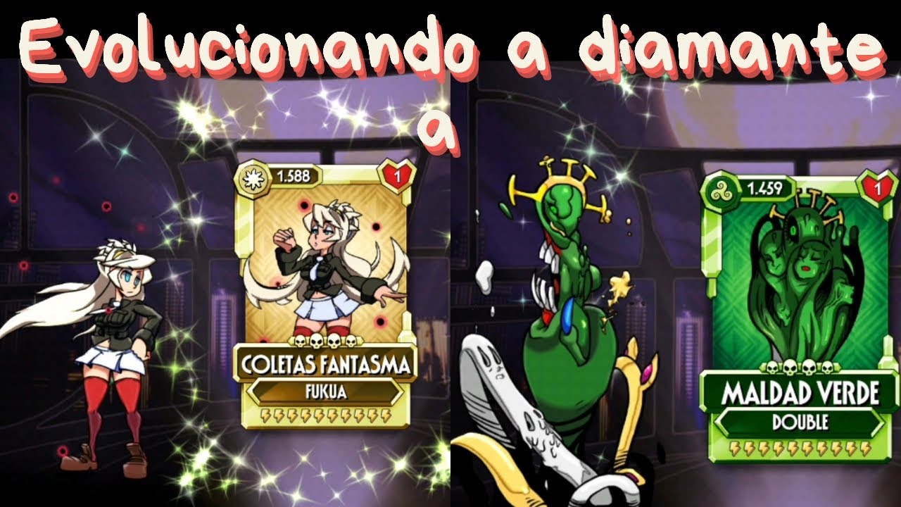 Skullgirls Mobile evolucionando a diamante a Coletas Fantasma y Maldad ...