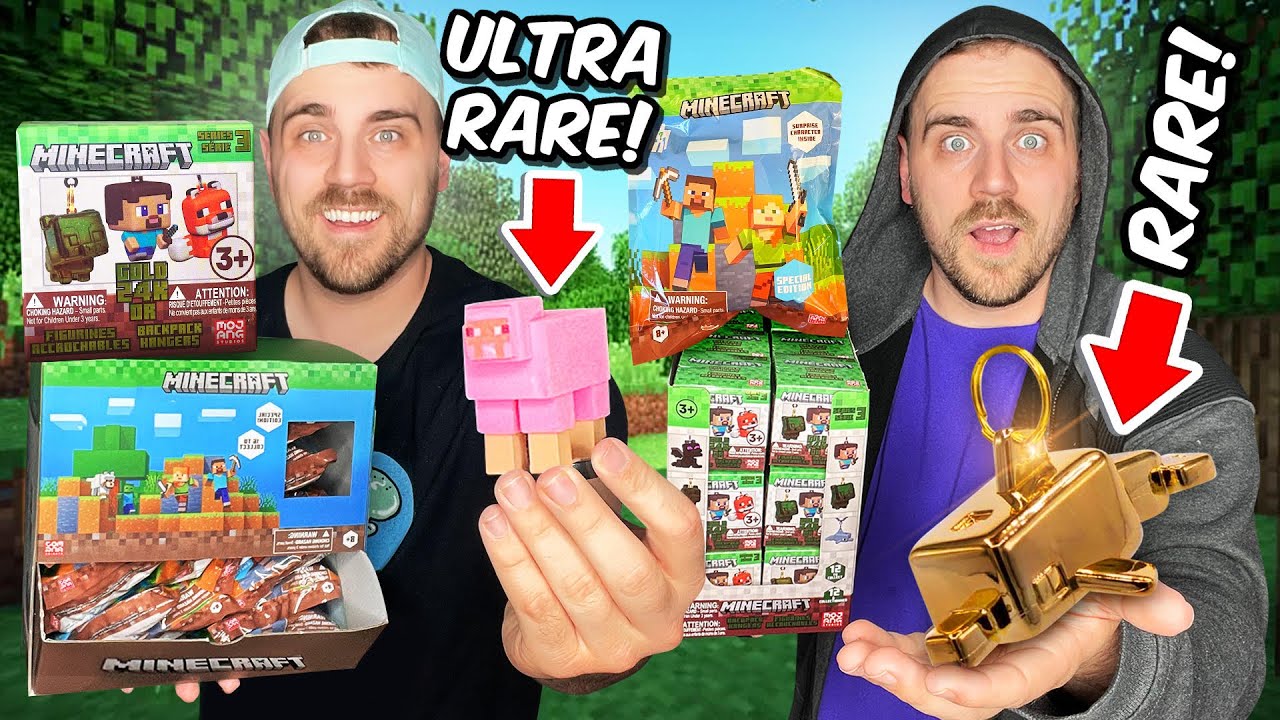 Opening 40 Minecraft Mystery Figures! (Ultra Rare!) - YouTube
