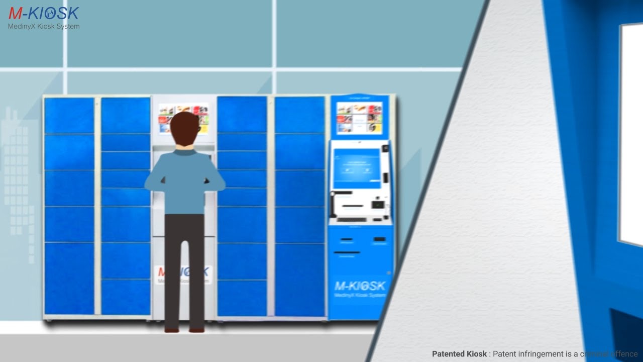 MedinyX Kiosk (MBox) - Digital Parcel Lockers - YouTube