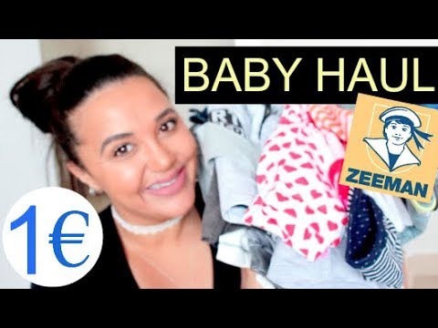 👶🍼 Zeeman BABY HAUL (1€ la piece) 👀 - YouTube
