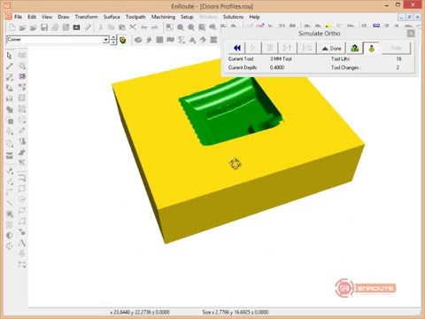 Sharp Corner MDF Door - YouTube