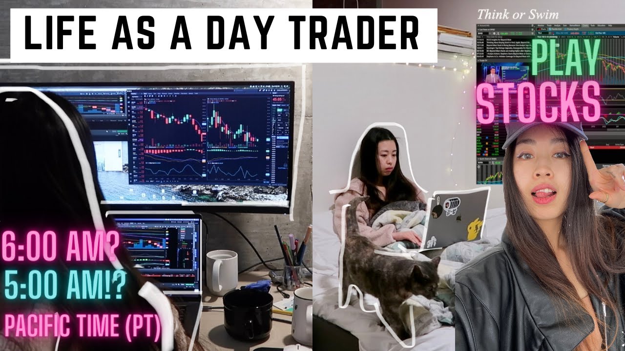 Day in the life of a day trader (West-Coast Style). - YouTube