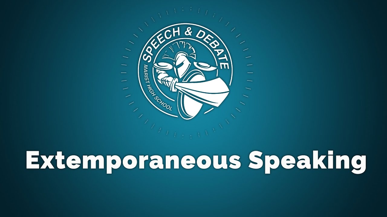 Extemporaneous Speaking - YouTube