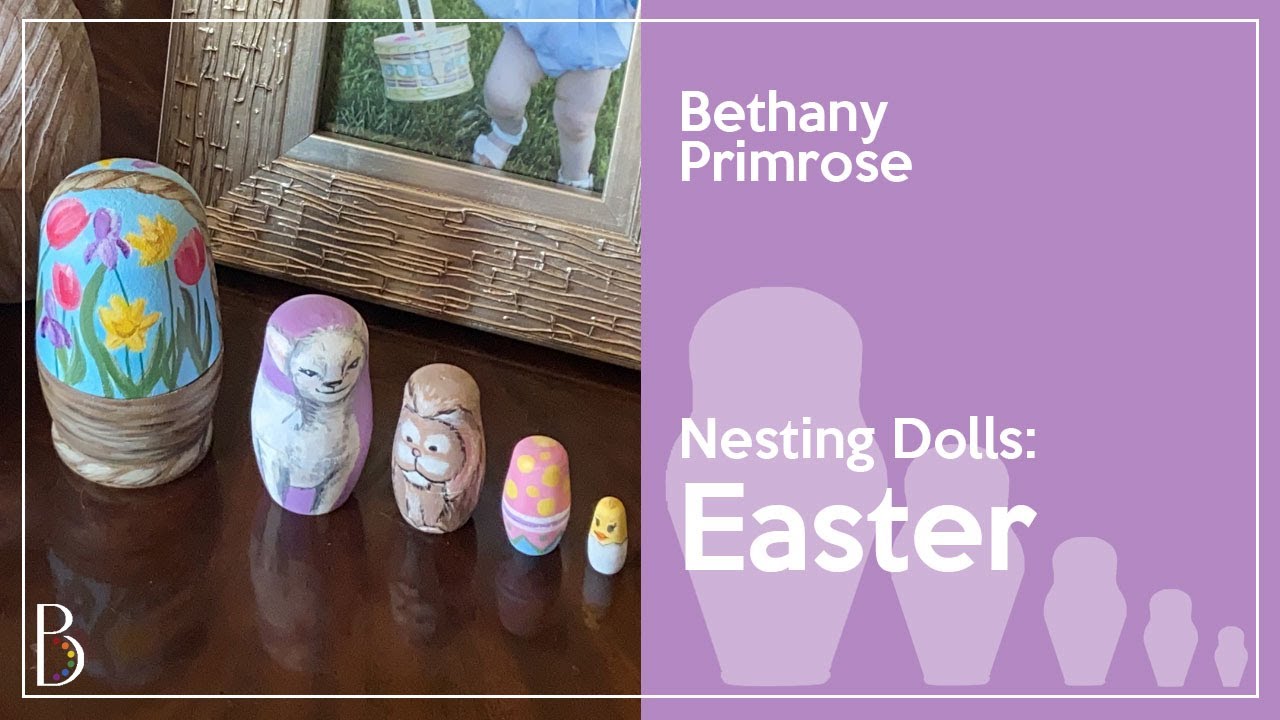 Nesting Dolls - Easter Edition (Timelapse Painting) - YouTube