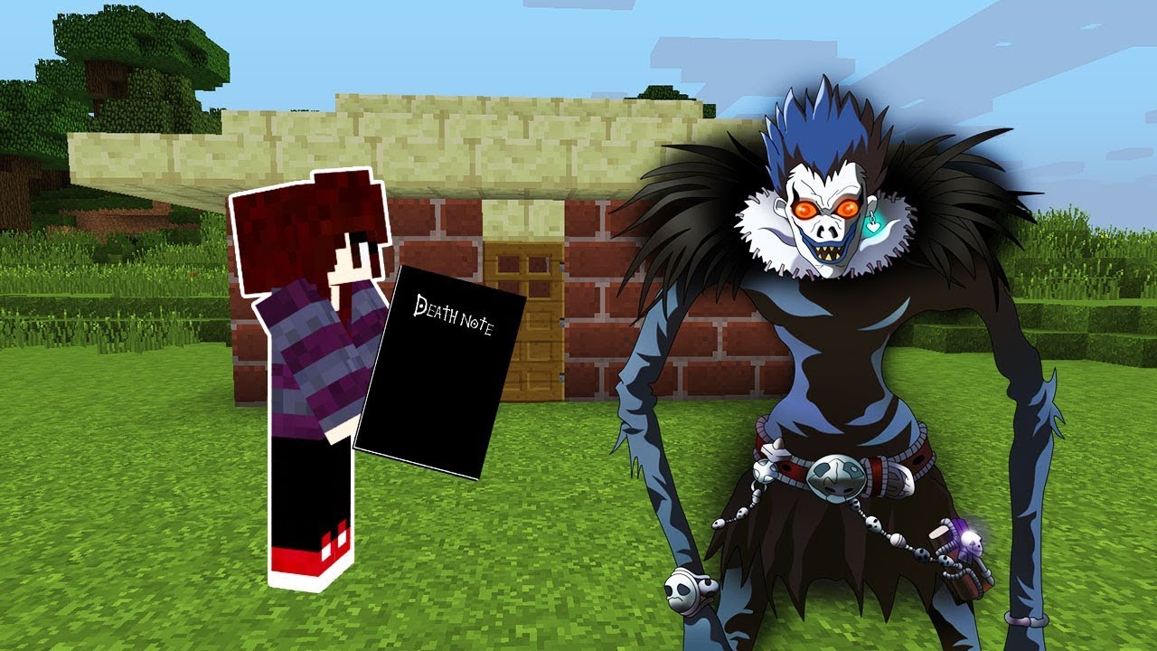 ENCONTREI O LIVRO DO DEATH NOTE NO MINECRAFT ! - YouTube