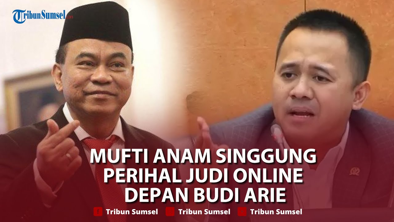 Tegas !!! Depan Budi Arie, Mufti Anam Singgung Perihal Judi Online di ...
