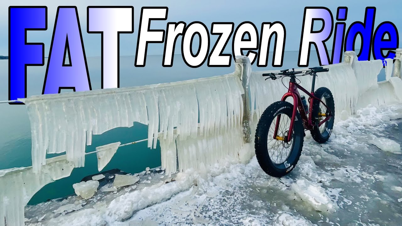 Ice covered Winter Fat Bike Riding & Crash! - YouTube
