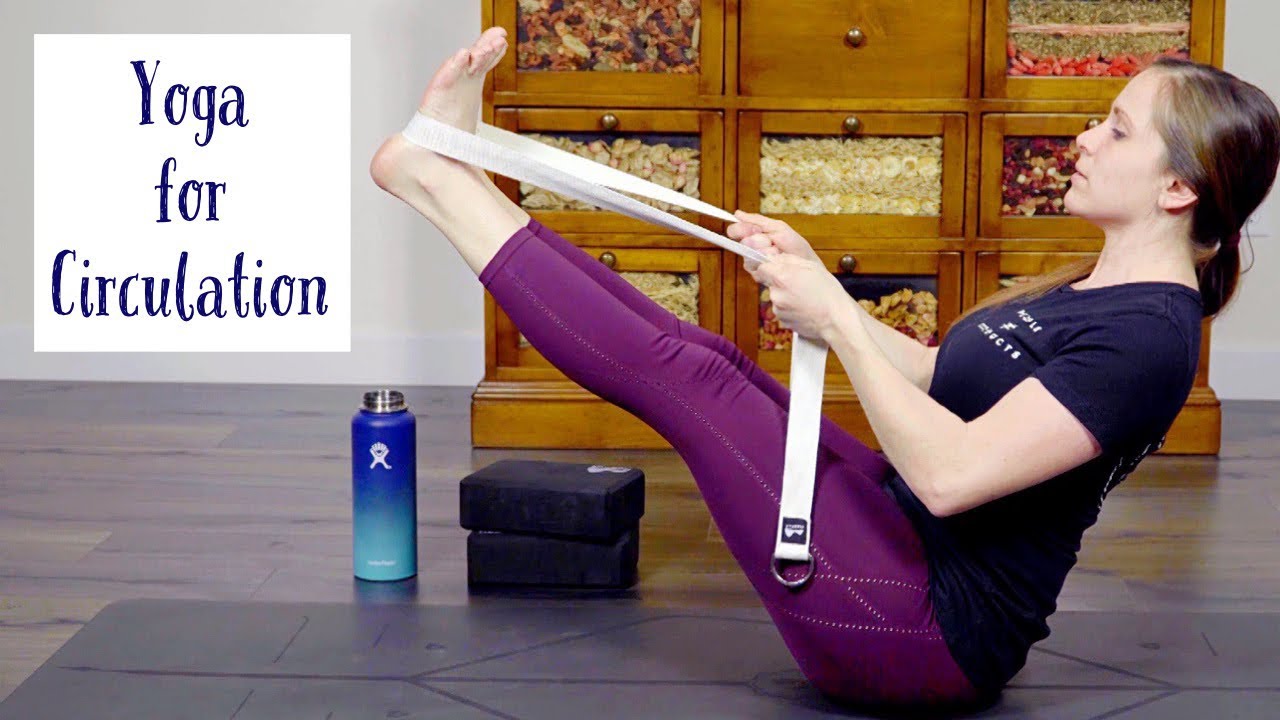 Yoga for Circulation || 35 minute flow- All Levels - YouTube
