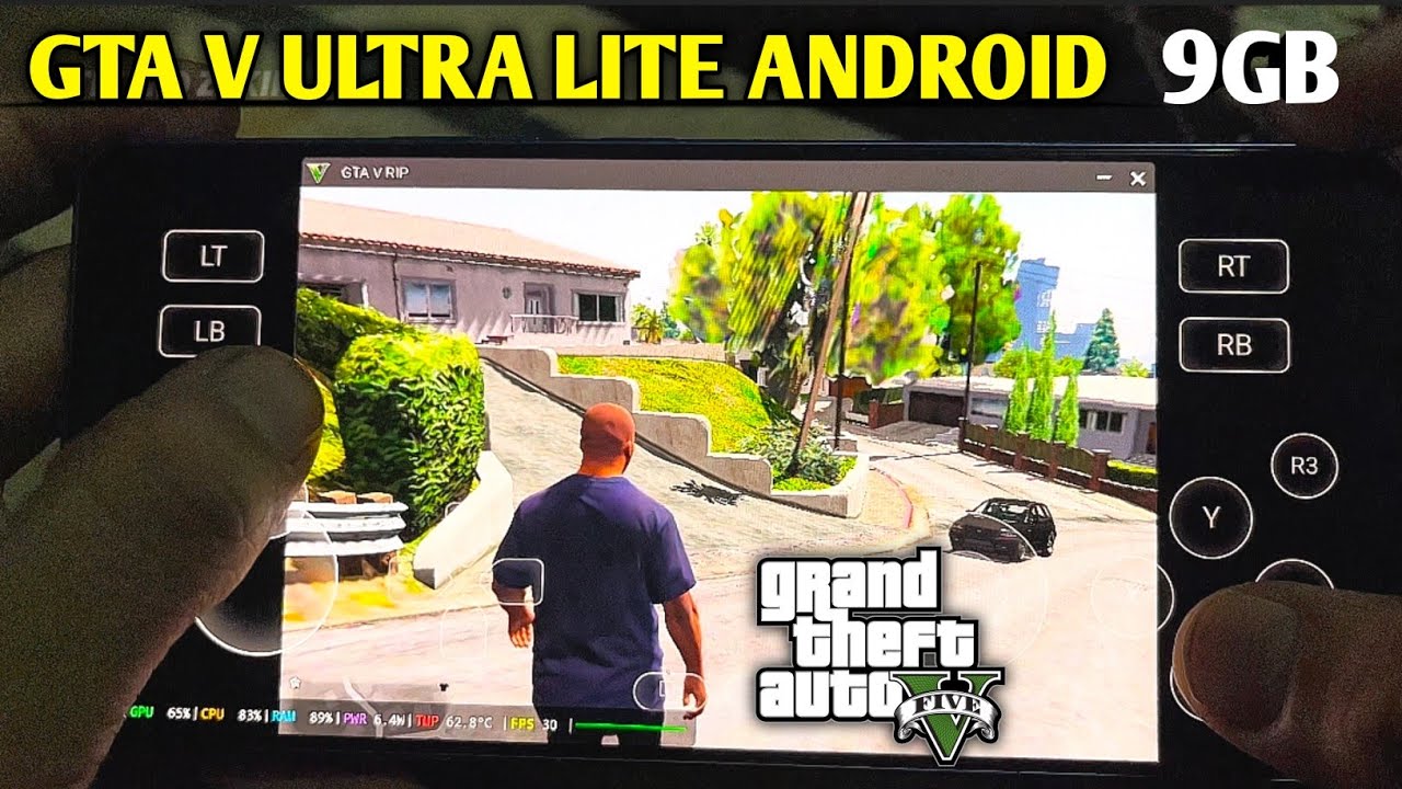 GTA 5 ULTRA LITE 9GB SETUP + BEST SETTINGS | WORKING ALL ANDROID DEVICE ...