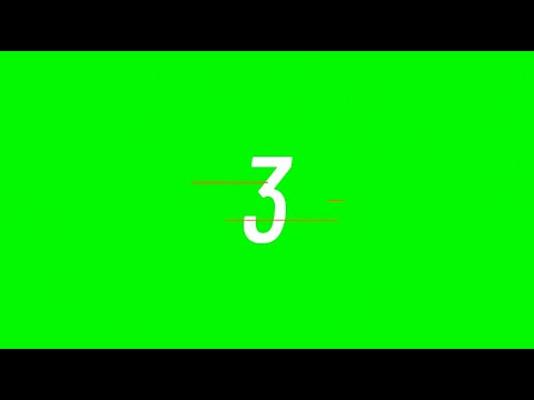 5 Seconds Countdown with Visual Effects and Sound Design - Green Screen ...