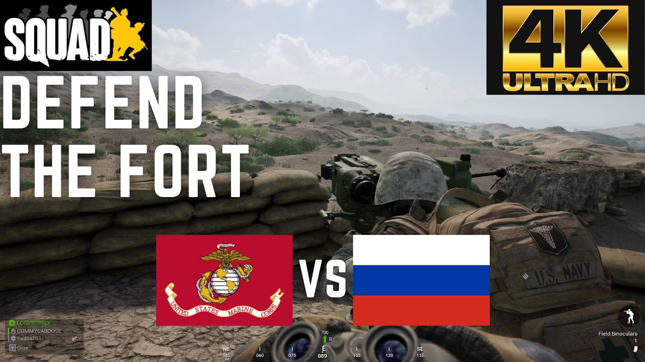 Squad - USMC Fortifications - Kohat Toi - (4K) - YouTube