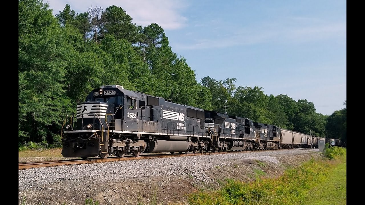 NS 50V in Blythewood with SD70 2522 leading - YouTube