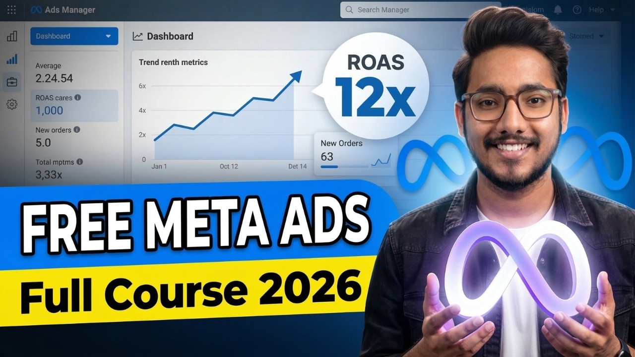 Facebook Ads Crash Course 2026 | Learn Everything in 1 Video (Beginner ...